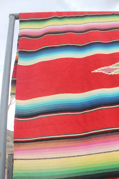 Giant and Exquisite Antique Mexican Saltillo Circa ~ 1940s / 50s ...