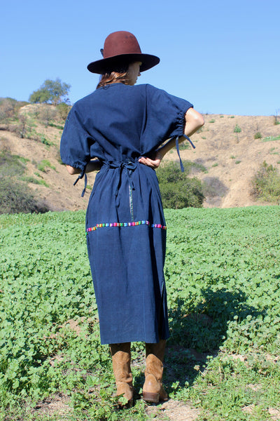 Vintage Guatemalan Handmade Indigo Dress – Honeywood