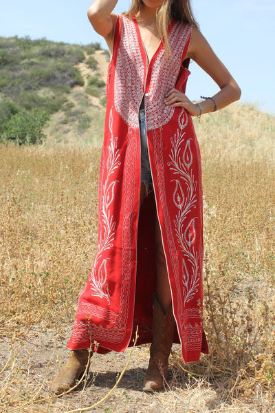 1960s Iranian Hand Embroidered Duster – Honeywood